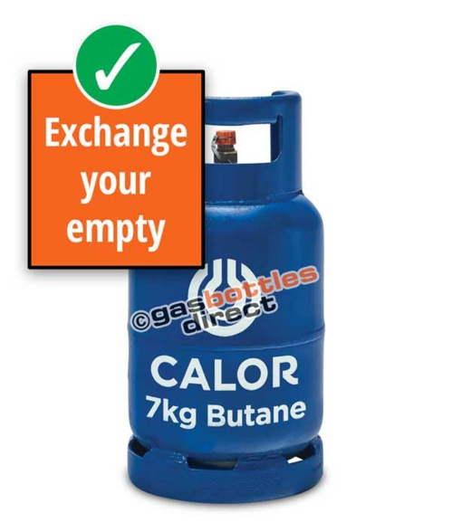 7kg Butane Calor Gas Bottle Cylinder Refill - Calor Gas Eastbourne